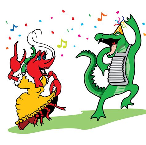 Dancing Crayfish Cartoon