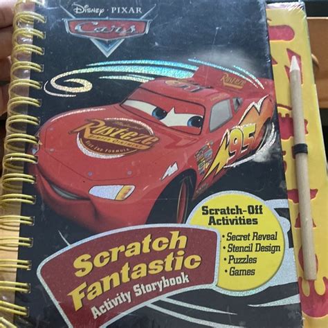 Disney Toys 43 Cars Scratch Fantastic Activity Storybook Poshmark