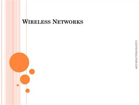 Ppt Wireless Networks Powerpoint Presentation Free Download Id6934729
