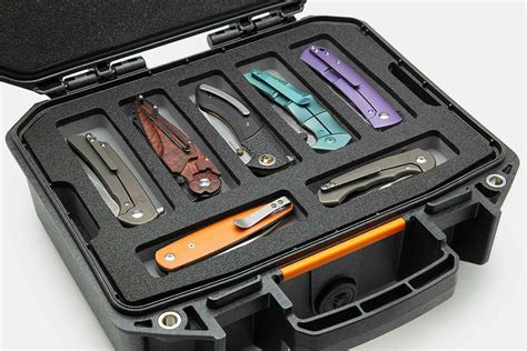 Pelican V100 Vault W Custom Foam Knife Insert Knife Accessories
