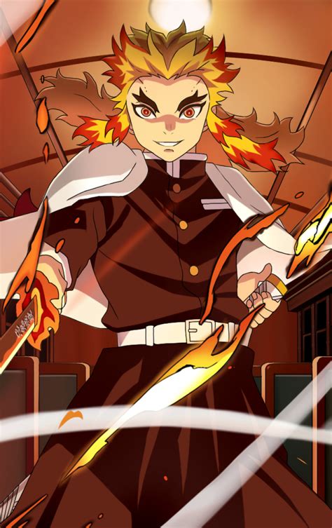 840x1336 Kyojuro Rengoku 2022 Demon Slayer Art 840x1336 Resolution