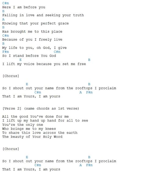 Jesus Culture Guitar Chords