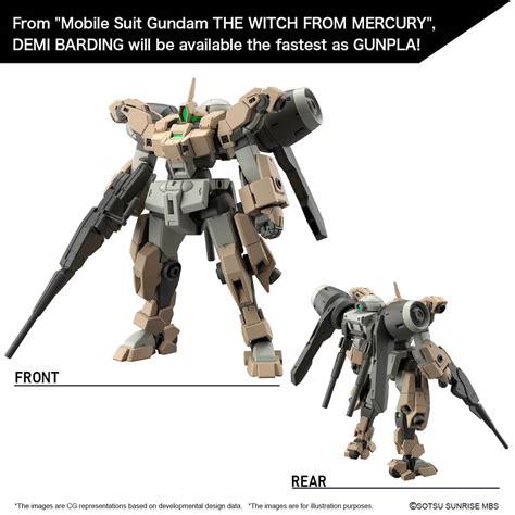 Mobile Suit Gundam The Witch From Mercury Model Kit Figure Hg Demi Bar
