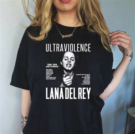 Lana Del Rey Retro Lana Del Rey Fan Ts Lana Del Rey Ht014