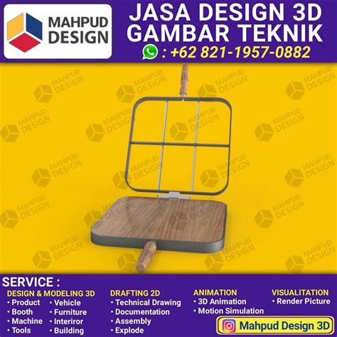 Mahpud Design 3d Jasa Gambar Teknik Auotcad Inventor Solidworks Fusion