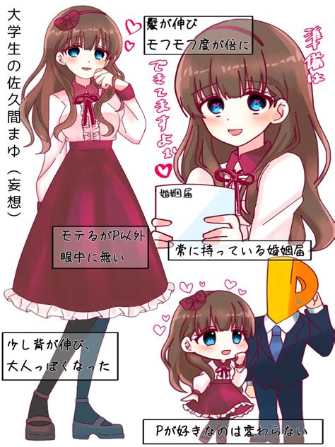 佐久間まゆ 愛が重い 」言葉skebの漫画