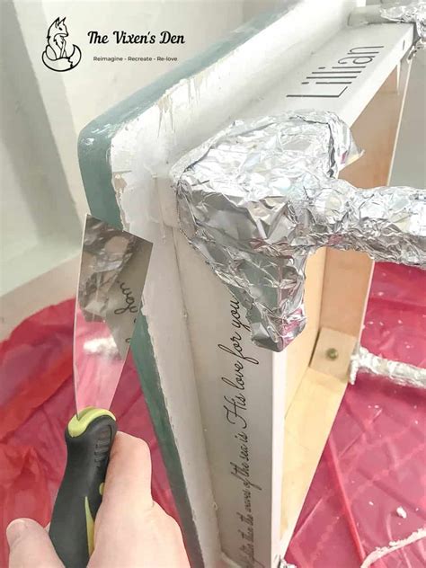 How To Pour Epoxy Resin On A Table Top The Vixen S Den Studio