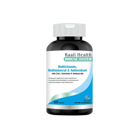 Multivitamin Multimineral And Antioxidant With Zinc Selenium And Amino