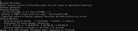 MoorDyn Catenary Coordinate Point Determination OpenFAST Openfast