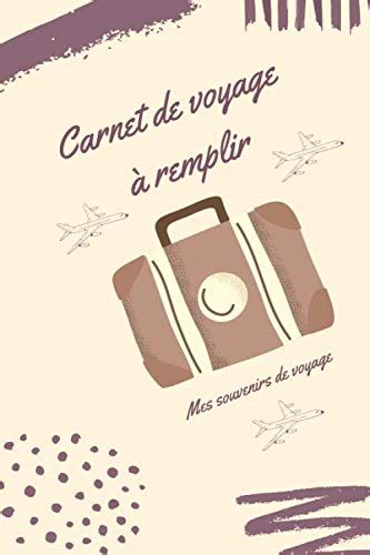Buy Carnet de voyage à remplir Facile à remplir Pratique Améliorer