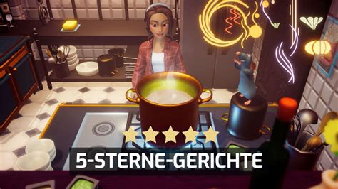 Disney Dreamlight Valley 5 Sterne Rezepte Gerichte für viel Energie