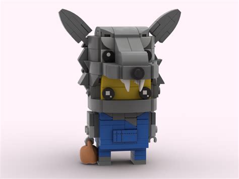 Lego Moc Lego Minifigure Series 23 Wolf Costume By Getmebricked