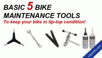 Basic Bike Maintenance Tools USJ CYCLES