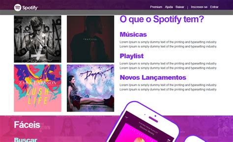 Github Felipecmaia Spotify Treino Uma Cópia Da Página Principal Do Spotify Ultilizando Apenas