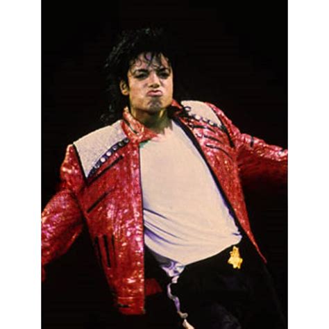 Michael Jackson Red Sequin Jacket Michael Jackson Jacket