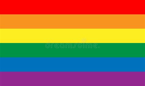Флаг и письмо радуги повышая равность прав для общины Lgbt иллюстрации