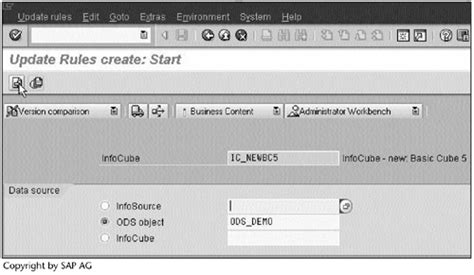 Preparing To Load Data Into The Ods Object Then Into An Infocube