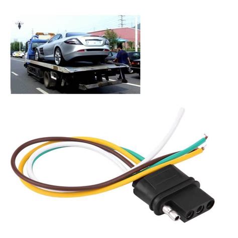 Connecteur de câblage de prise de remorque à broches DILWE TM Blanc Montré comme