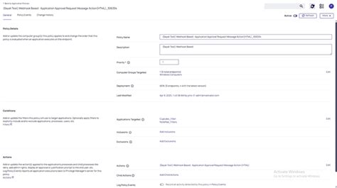Creating Approval Process And Policy