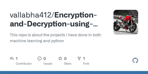 GitHub Vallabha412 Encryption And Decryption Using Python This Repo Is About The Projects I