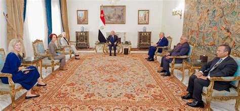 السيسي يشدد على قلق مصر البالغ من استمرار تدهور الأوضاع الإنسانية بقطاع غزة