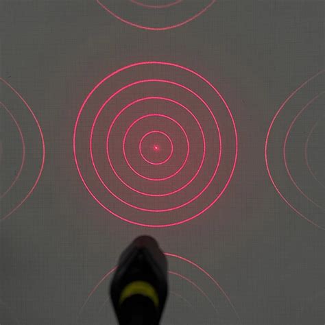 5PCS Laser Beam Shaping Five Ring Concentric Grating Elements Optical Diffraction Elements DOE