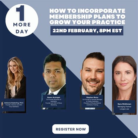 Free Webinar On Membership Plans For Aesthetic Practice Business Of Aesthetics Posted On The
