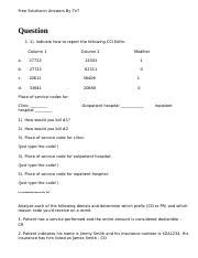 Understanding CCI Edits And Billing Codes For Healthcare Services Course Hero
