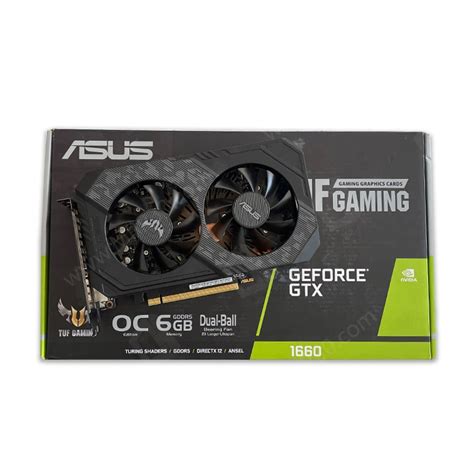 خرید کارت گرافیک Tuf Gaming 1660 ایسوس مدل Asus Gtx Oc 6g Gddr5
