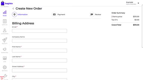 Laravel Ecommerce Admin Order Creation Webkul Blog