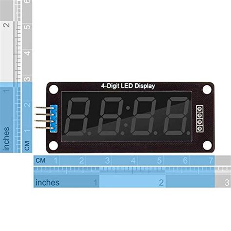 Diymore 5 Packs Tm1637 056 Red Led Display Digital Tube Decimal 7