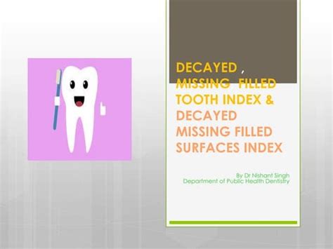 Dmft Index Ppt
