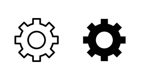 Settings Button Icon 52580386 Vector Art At Vecteezy
