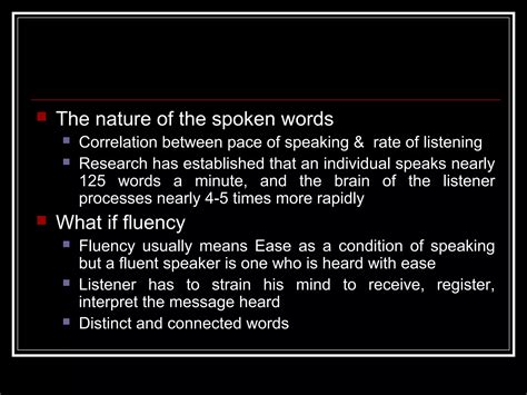 Oral Communication Ppt