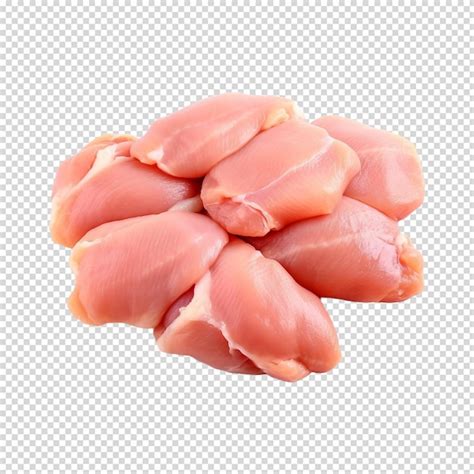 치킨 흰색 배경에 고립 프리미엄 Psd 파일