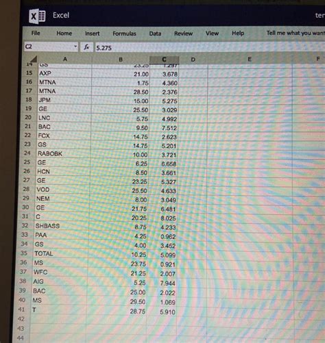 Solved X Excel Templa File Home Insert Formulas Data