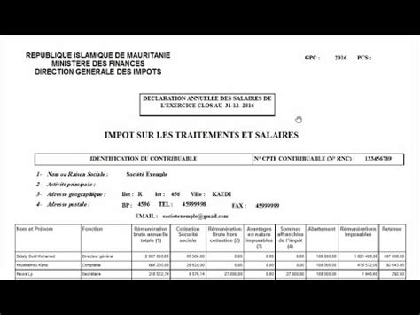 Attestation De Salaire Annuelle Images And Photos Finder Minga