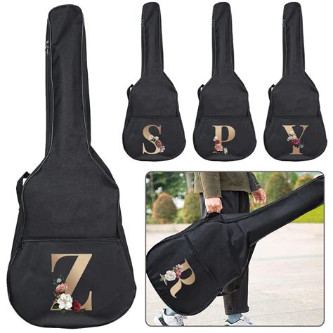Acoustic Guitar Case Gold Letter Printing Series 31 41 Inch Guitar Bag