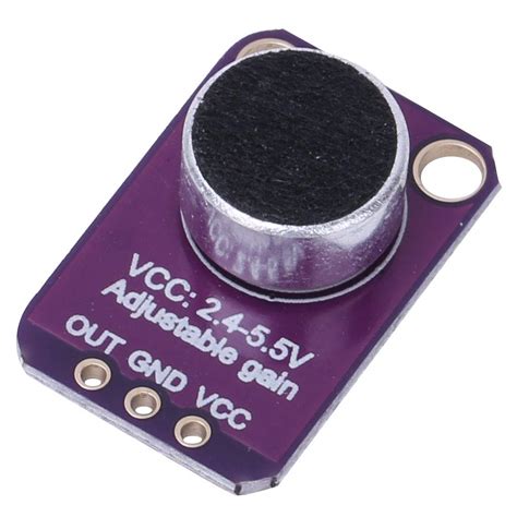 Hiletgo 2pcs Electret Microphone Amplifier Max4466 Module Microphone