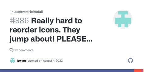 Really Hard To Reorder Icons They Jump About Please Turn Off