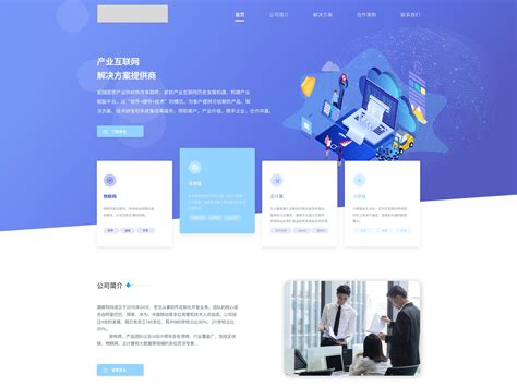 互联网科技公司企业官网 Shasa莎莎 站酷zcool