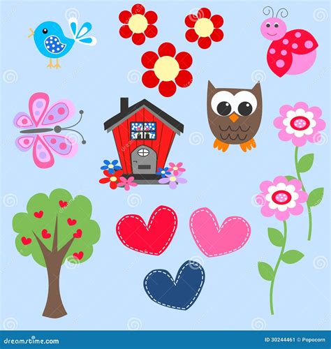 Different Design Elements Stock Illustration Illustration Of Artwork