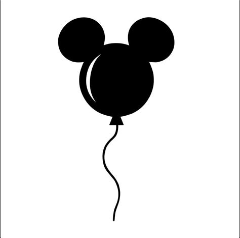 Micky Maus Ballon Svg Disneyland Micky Maus Ballon Png Micky Maus Ballon Svg Disneyland