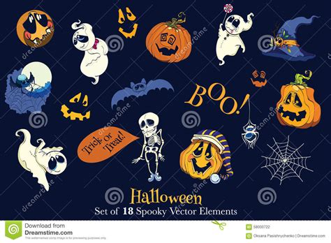 Halloween Elements Magic Ball Witch With Book Of Spells Cursed Black