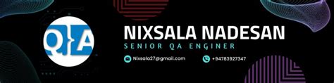 Nixsala Nadesan Senior Software Quality Assurance Engineer Zone24x7