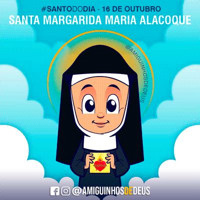 Santa Margarida Maria Alacoque Para Colorir Amiguinhos De Deus