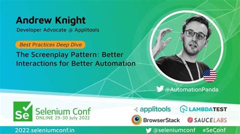 selenium conference india on linkedin the screenplay pattern better