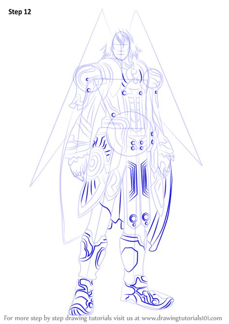 How To Draw Kallian From Xenoblade Chronicles Xenoblade Chronicles Step By Step