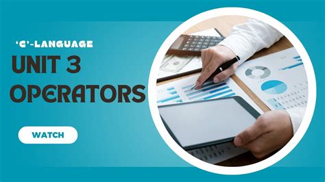 Unit 3 Operators In C Language Youtube