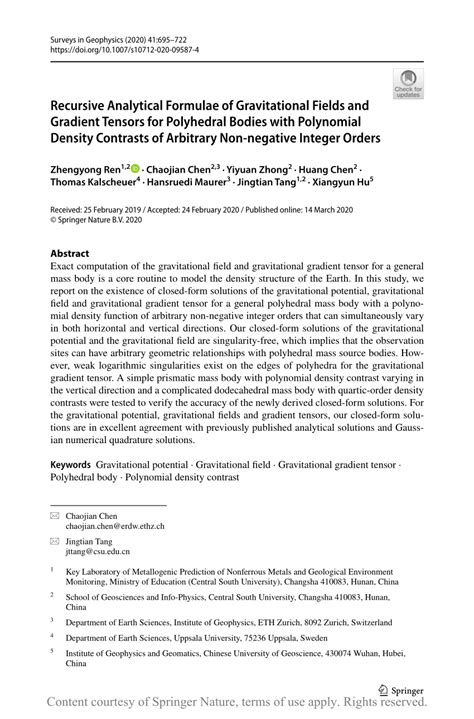 Recursive Analytical Formulae Of Gravitational Fields And Gradient Tensors For Polyhedral Bodies